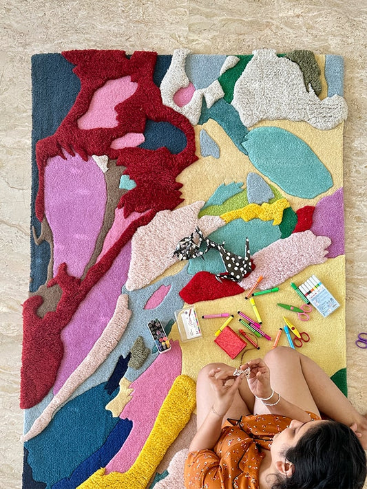 Kaleidoscope of Emotions Collection | Unique Rugs at Loops by LJ