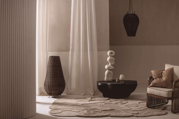 Desert Stones Rug: Textured Earthy Rug | Loops by LJ